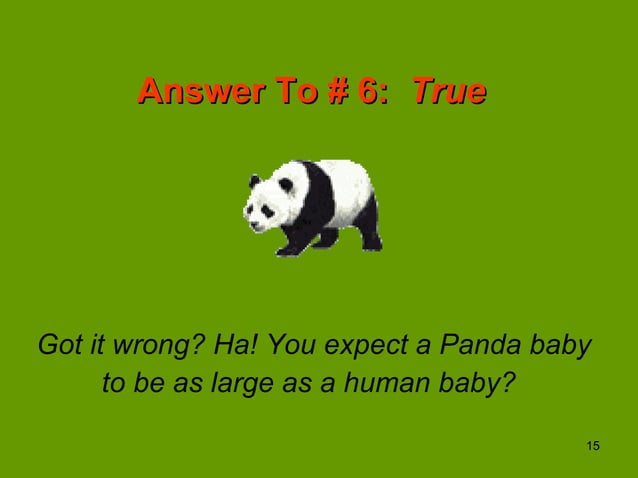 The Fun Freaky Facts QUIZ On Animals | PPT | Large Animals | Pets