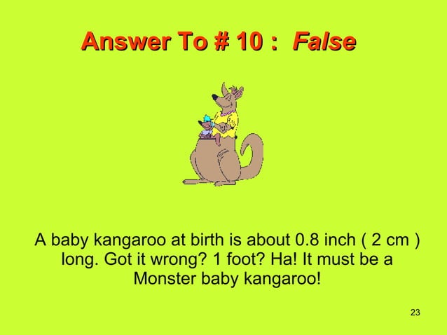 The Fun Freaky Facts QUIZ On Animals | PPT | Large Animals | Pets