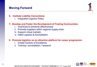 Overview on Roadmap for the Development of the Freight Logistics ...