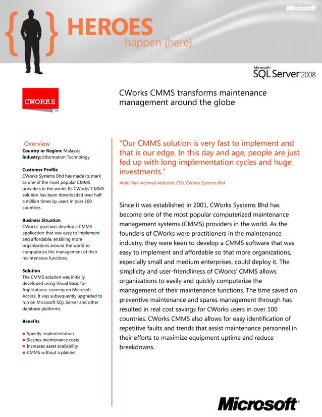 CWorks case study | PDF