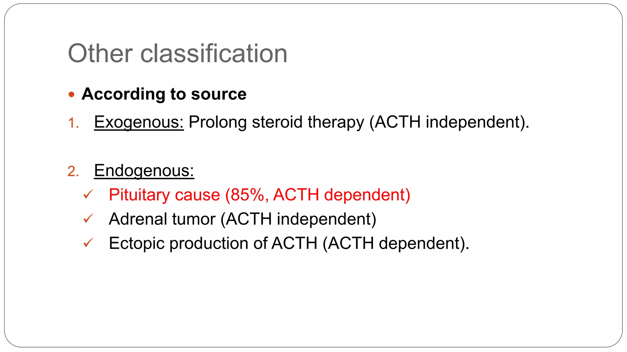 Cushing Syndrome - Clinical Round | PPTX