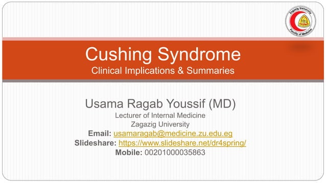 Cushing Syndrome Clinical Round Ppt