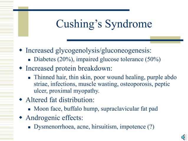 Cushing's Syndrome and Addison's Disease | PPT