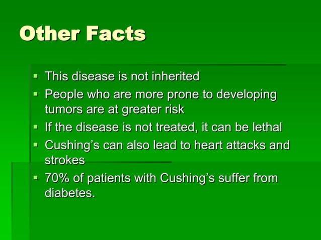 Cushings final project | PPTX | Hormonal Disorders | Endocrine and ...