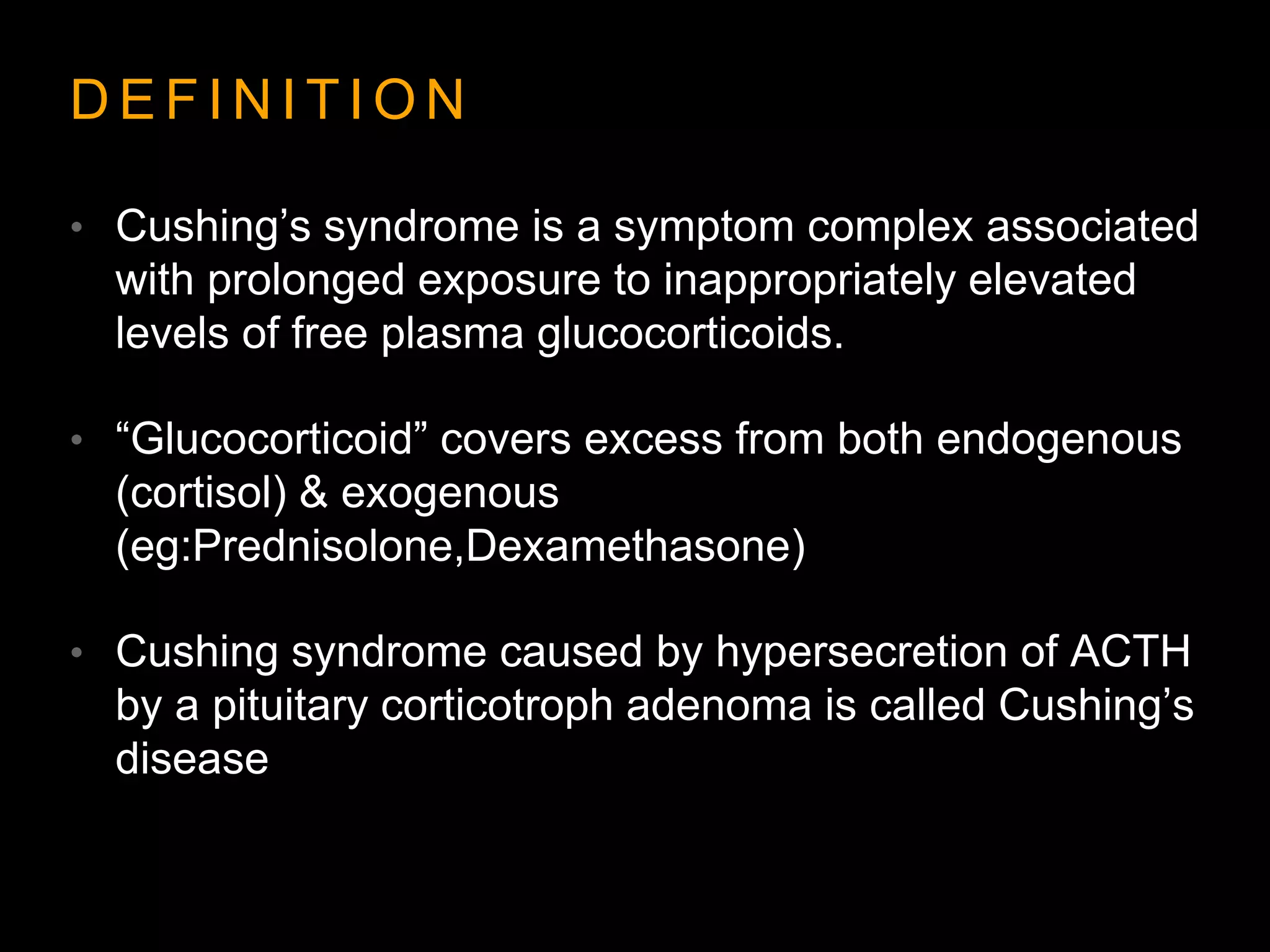 Cushing's syndrome | PPTX