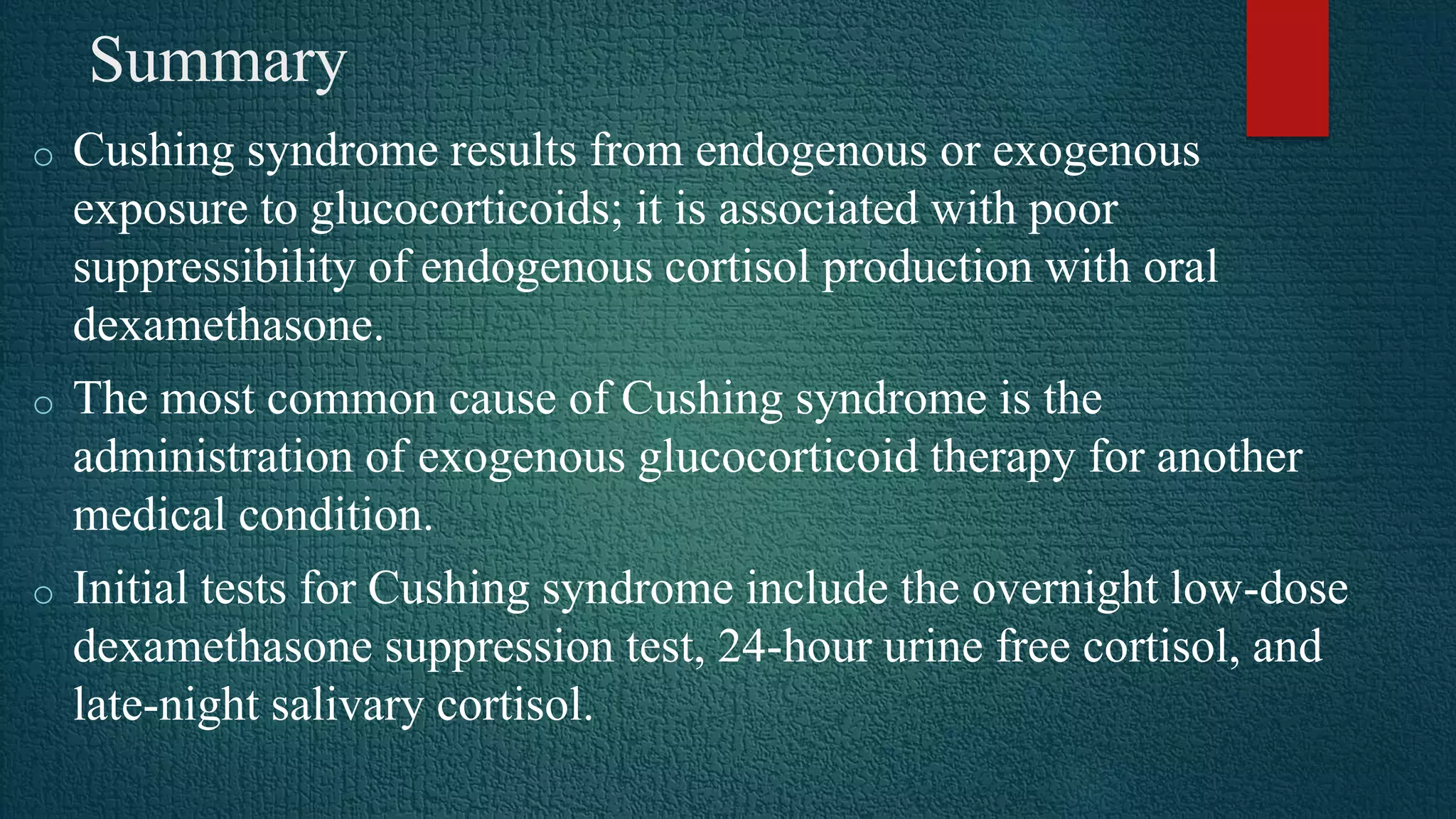 Cushing's syndrome | PPTX