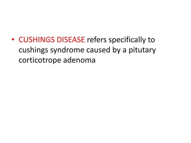 Cushings syndrome | PPT