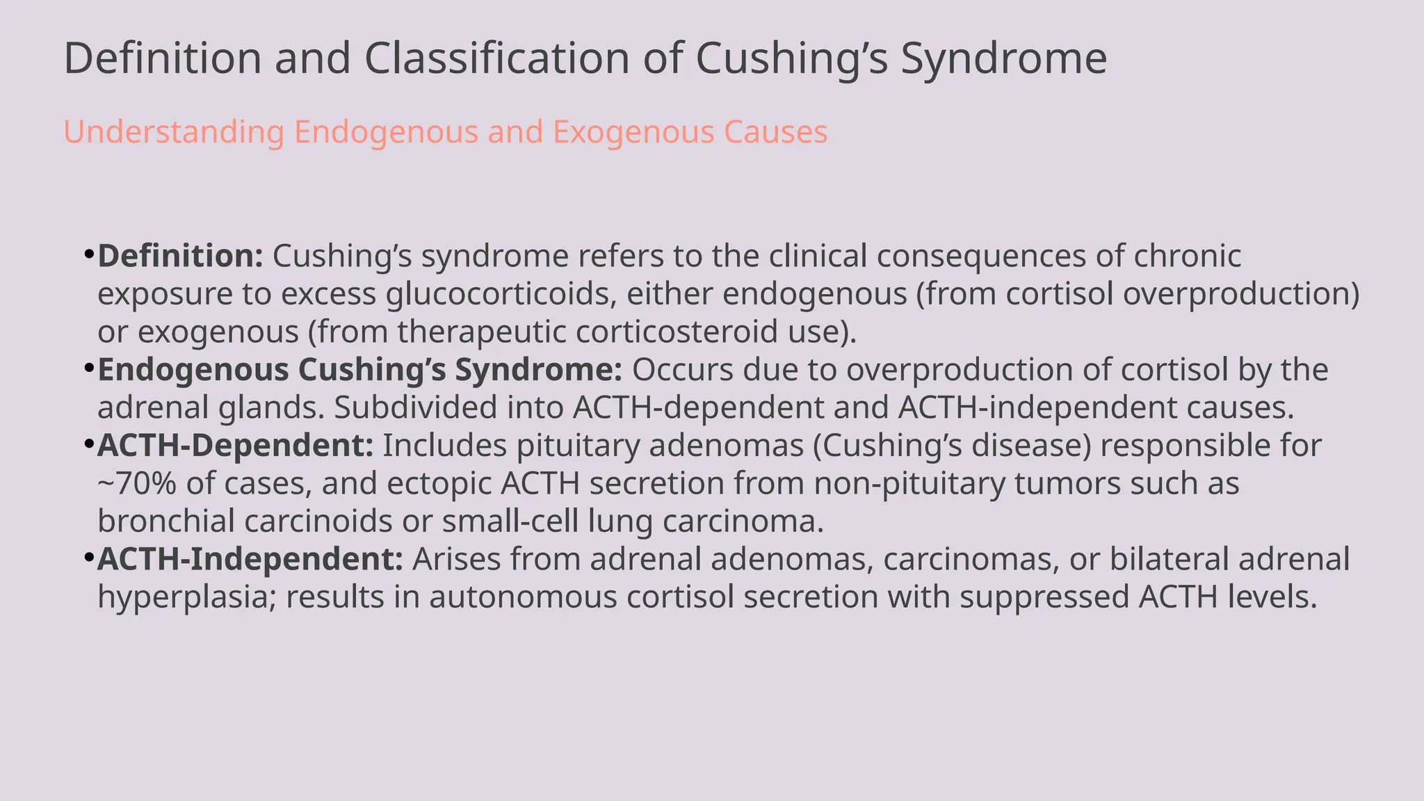 Cushing's Syndrome.pptx abchbwfyug erfgerihbewiufgehjnwieu | PPTX