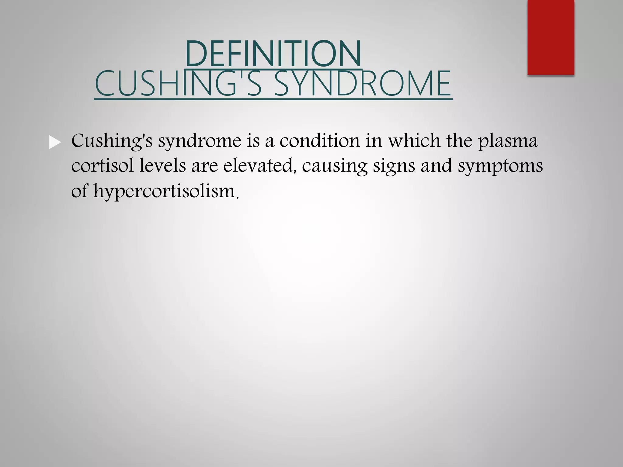 Cushing's Syndrome | PPTX