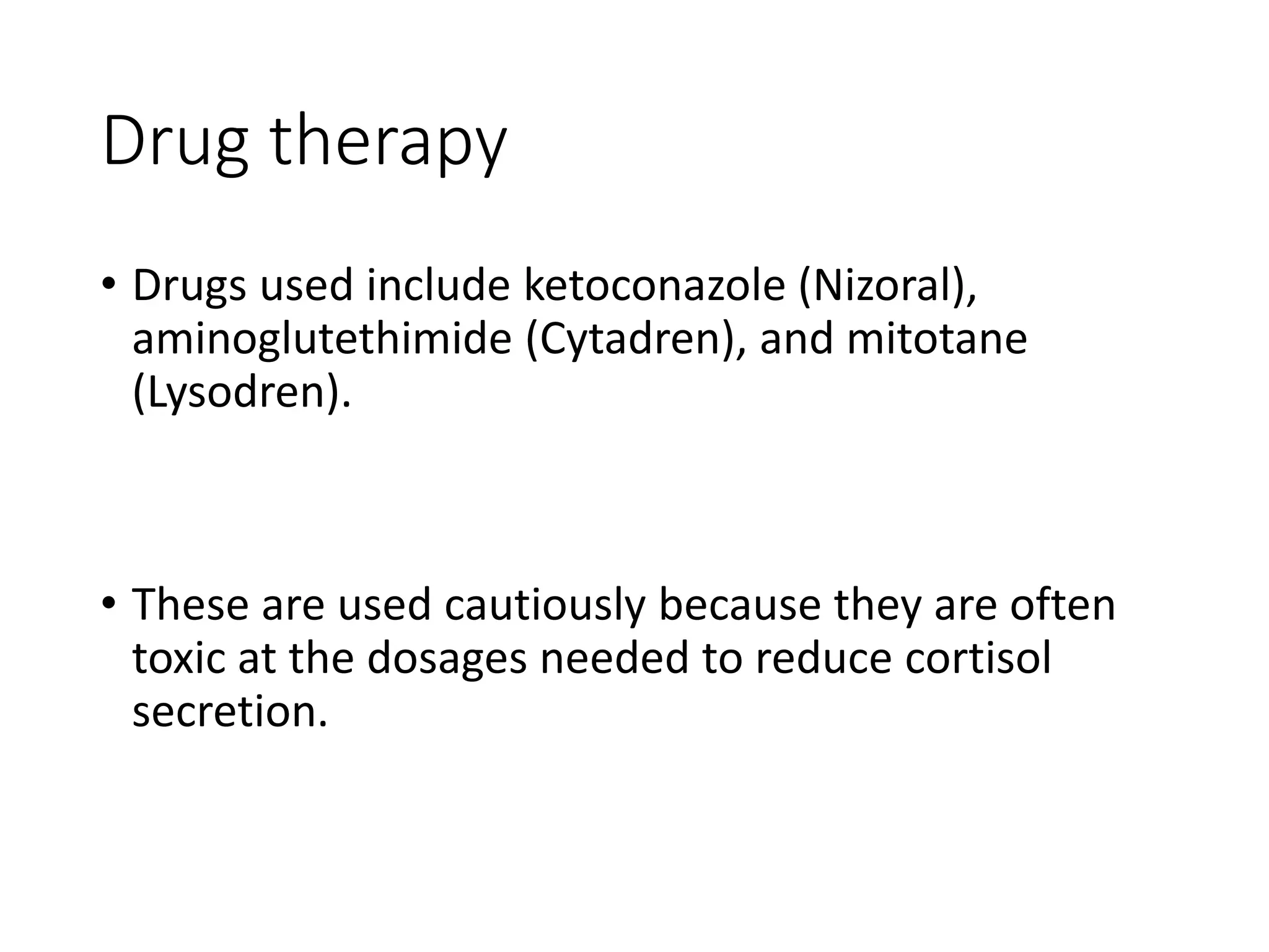 CUSHING SYNDROME, causes, symptoms and management | PPT