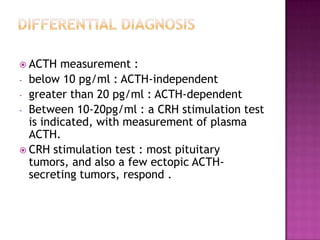 Cushing syndrome | PPTX