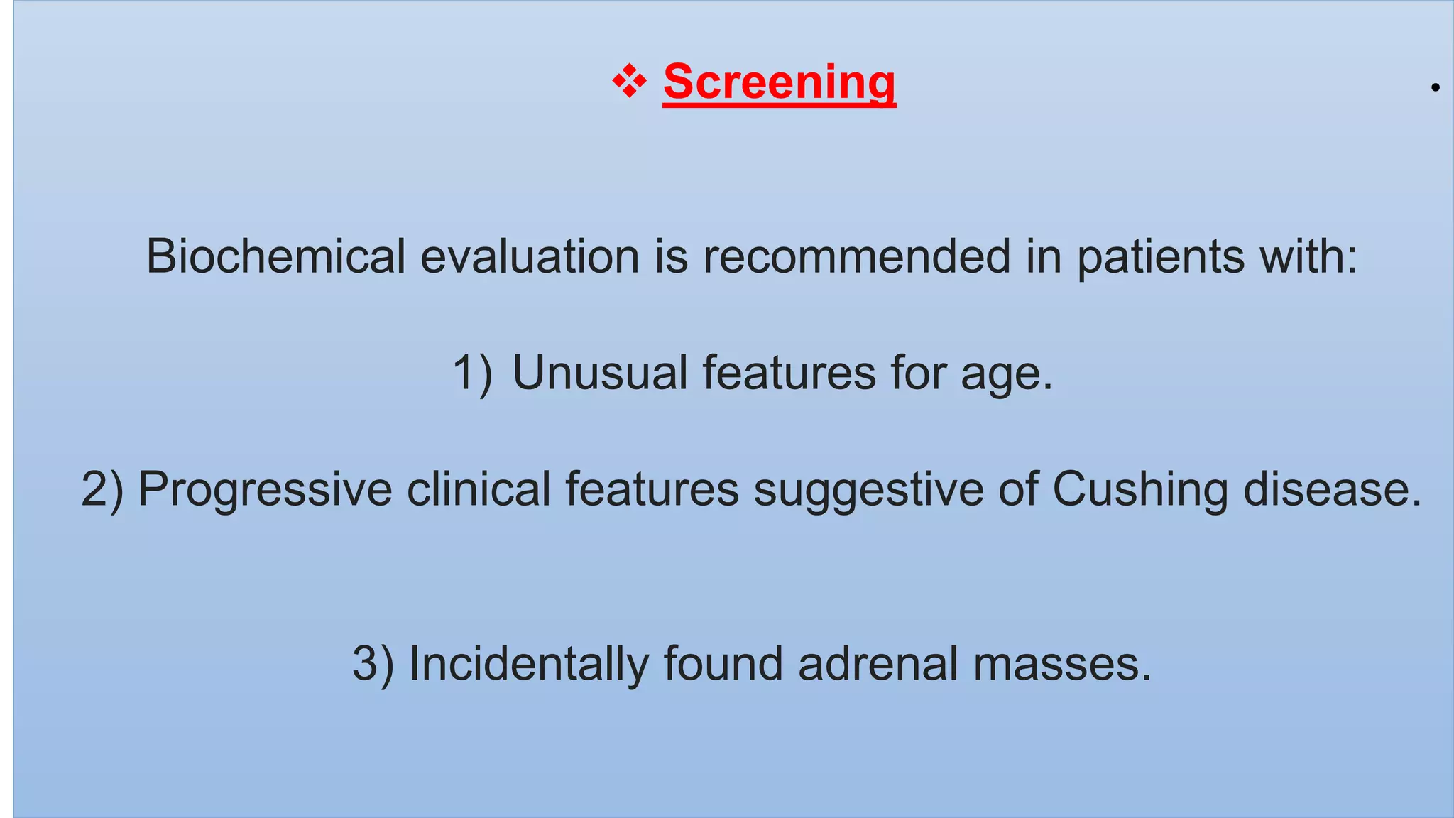 Approach to Cushing Syndrome | PPTX