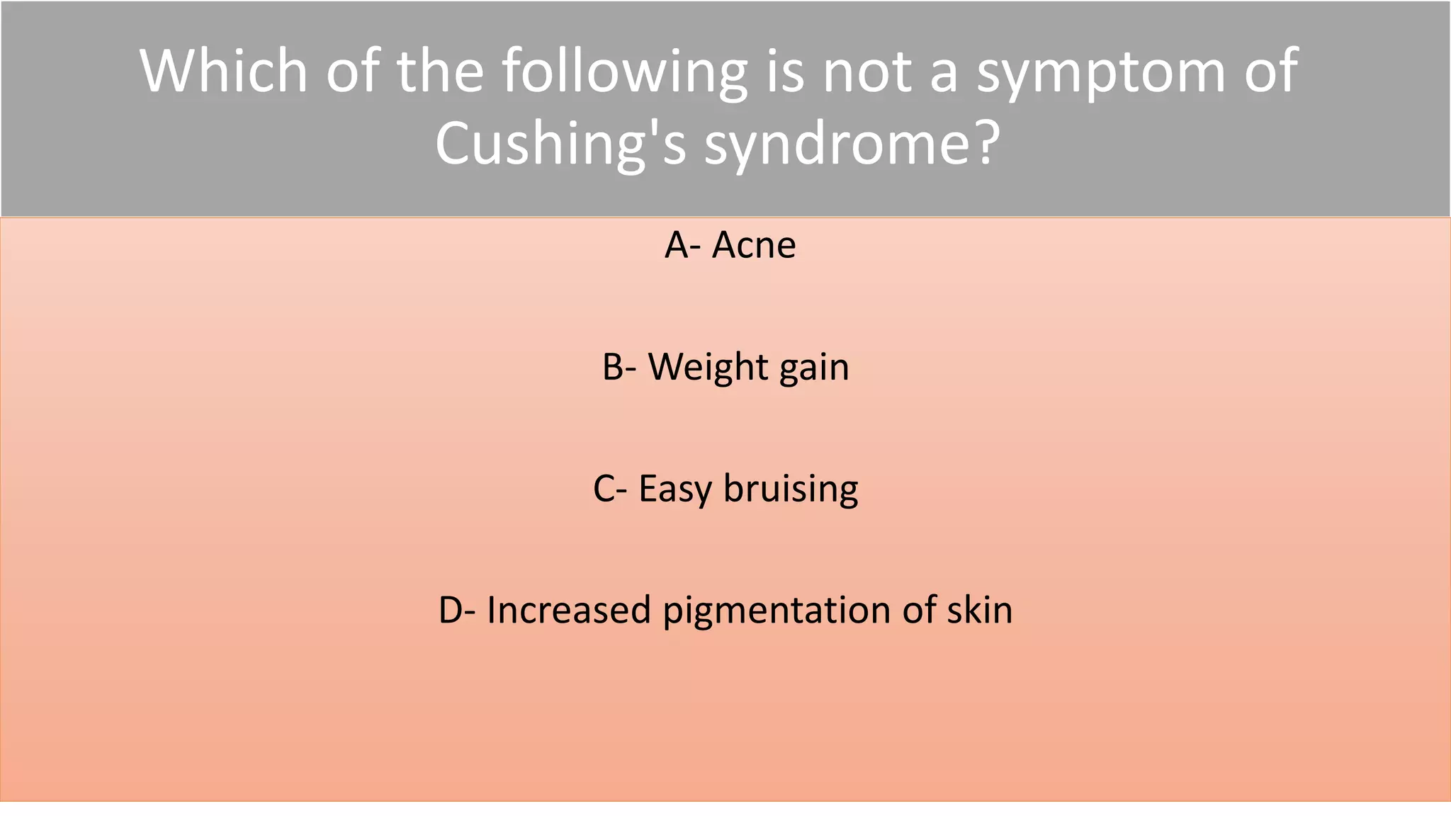 Approach To Cushing Syndrome Ppt