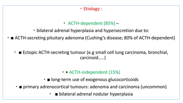 Approach to Cushing Syndrome | PPT