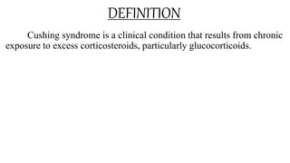 Cushing syndrome | PPTX