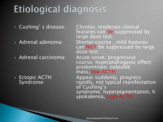 Cushing syndrome and addison disease | PPTX | Hormonal Disorders | Endocrine and Metabolic Diseases