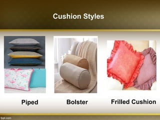 Soft Furnishings- Cushions- An overview of different types, and styles ...