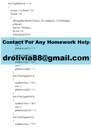 C# using Visual studio - Windows Form. If possible step-by-step inst.pdf