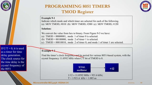 Microcontroller BEC405A-Timers and serial communication Module3.pptx