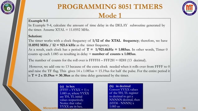 Microcontroller BEC405A-Timers and serial communication Module3.pptx