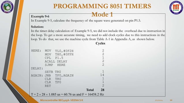 Microcontroller BEC405A-Timers and serial communication Module3.pptx