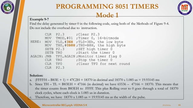 Microcontroller BEC405A-Timers and serial communication Module3.pptx