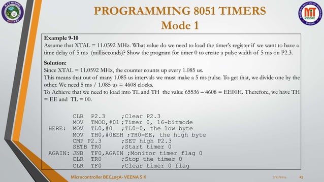 Microcontroller BEC405A-Timers and serial communication Module3.pptx