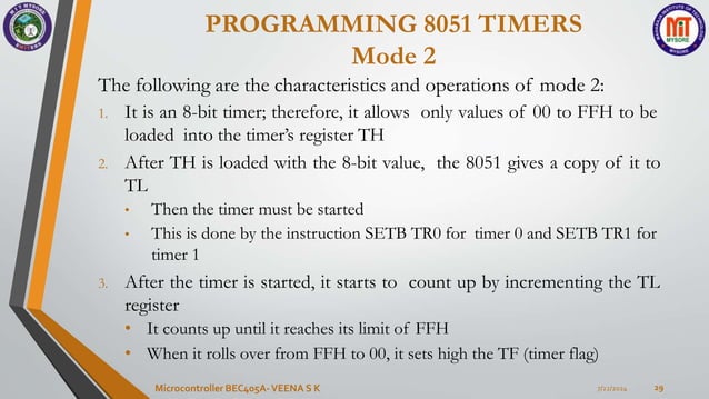 Microcontroller BEC405A-Timers and serial communication Module3.pptx