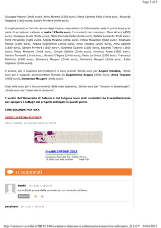 Cuspilici cutgana inchiesta procura ct cutgana cuspilici 2° puntata | PDF