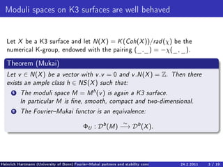 Cusps of the Kähler moduli space and stability conditions on K3 surfaces | PPT