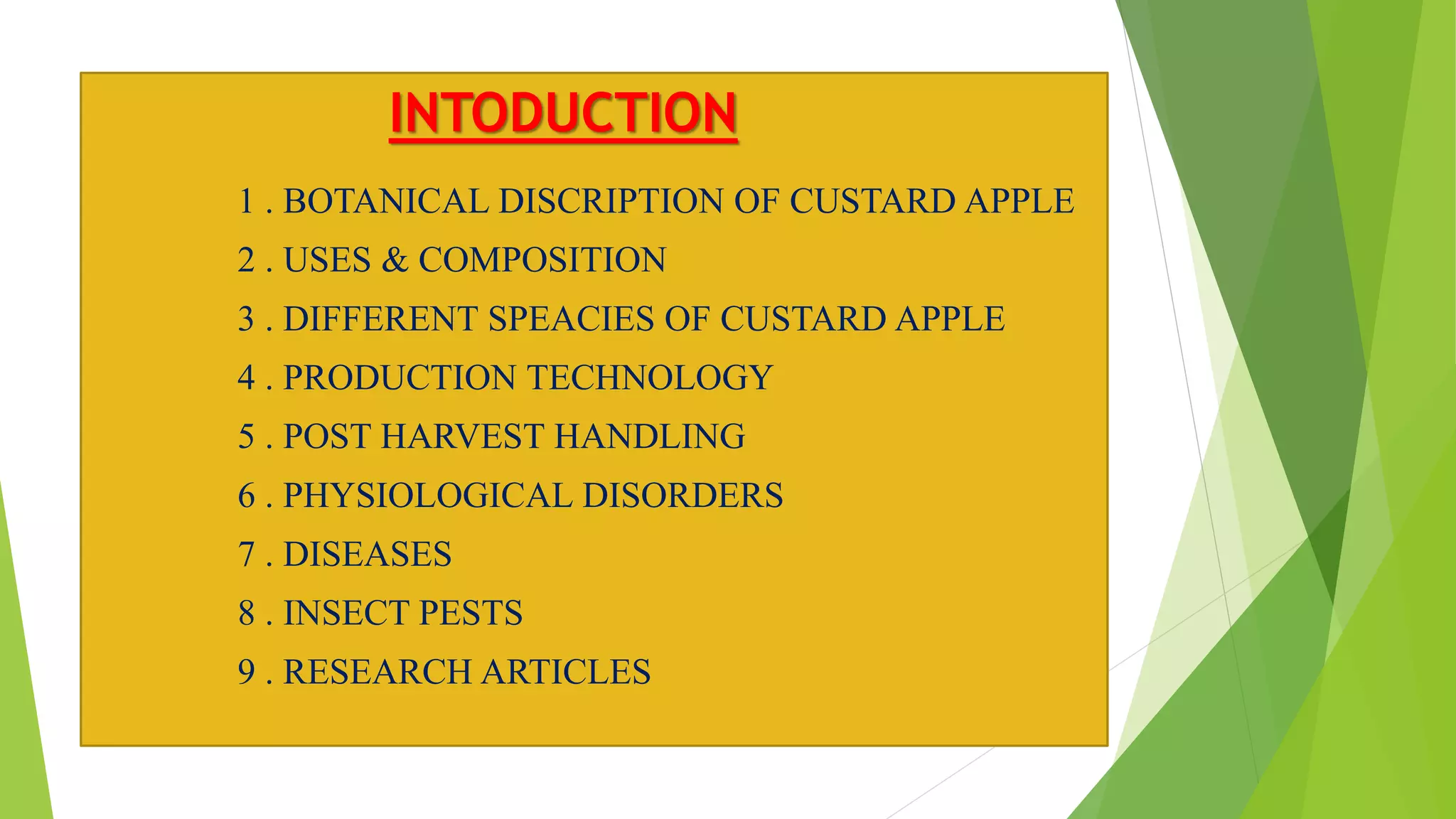 Custard apple by pooja | PPTX