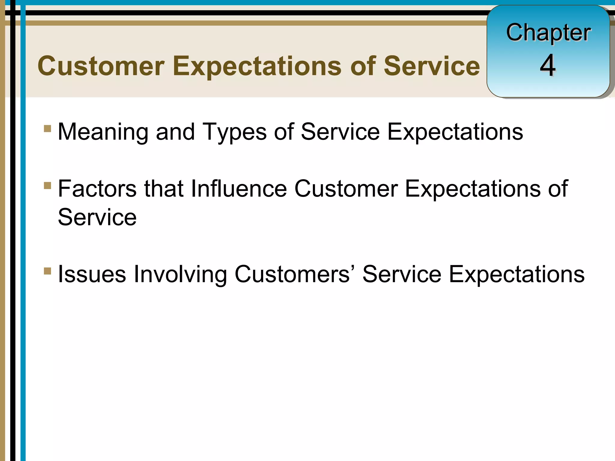 Cust ecpectatn& zone pf tolarnce | PPT