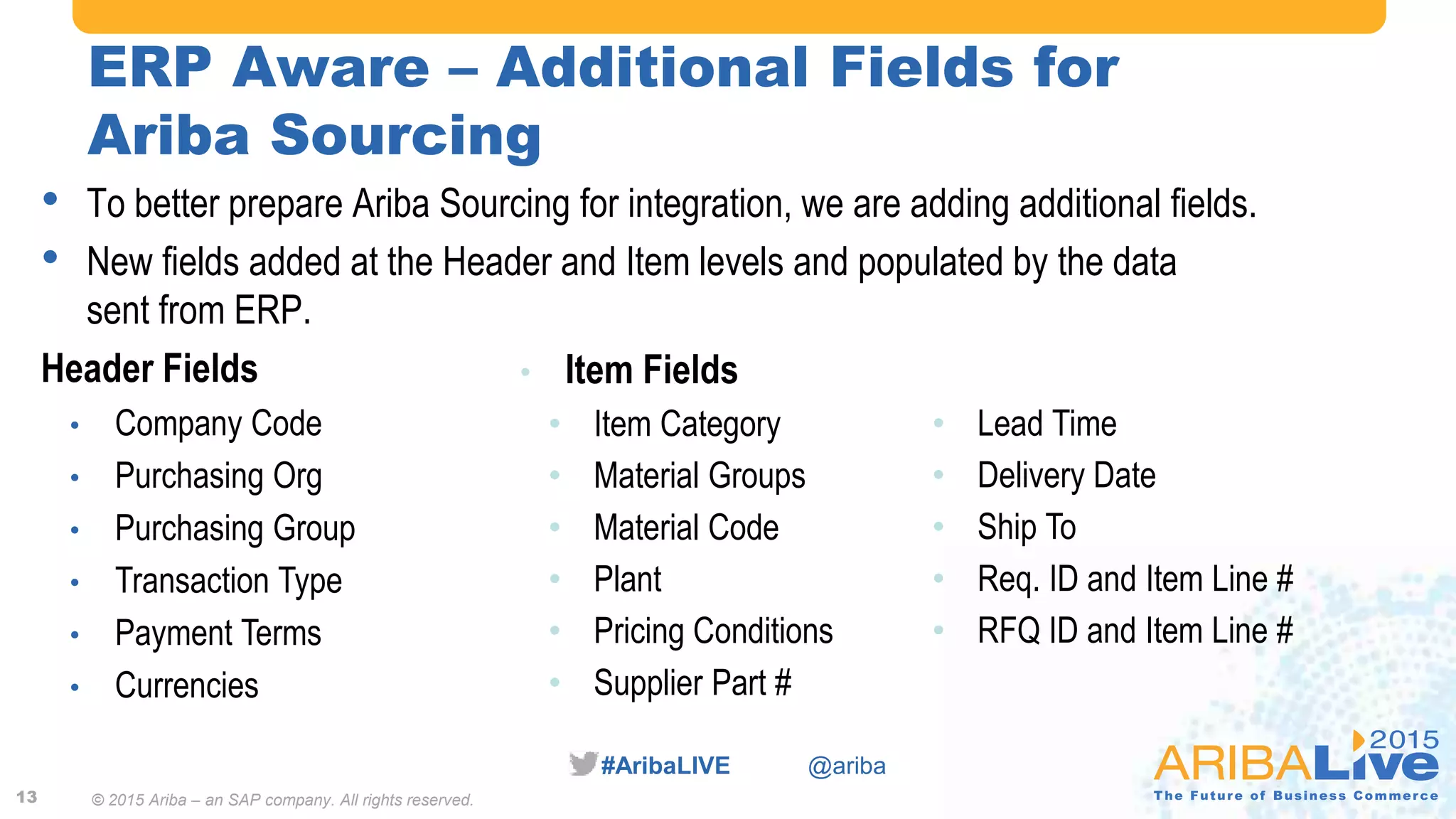 The Power Of Sap And Ariba Solution Integration Pptx