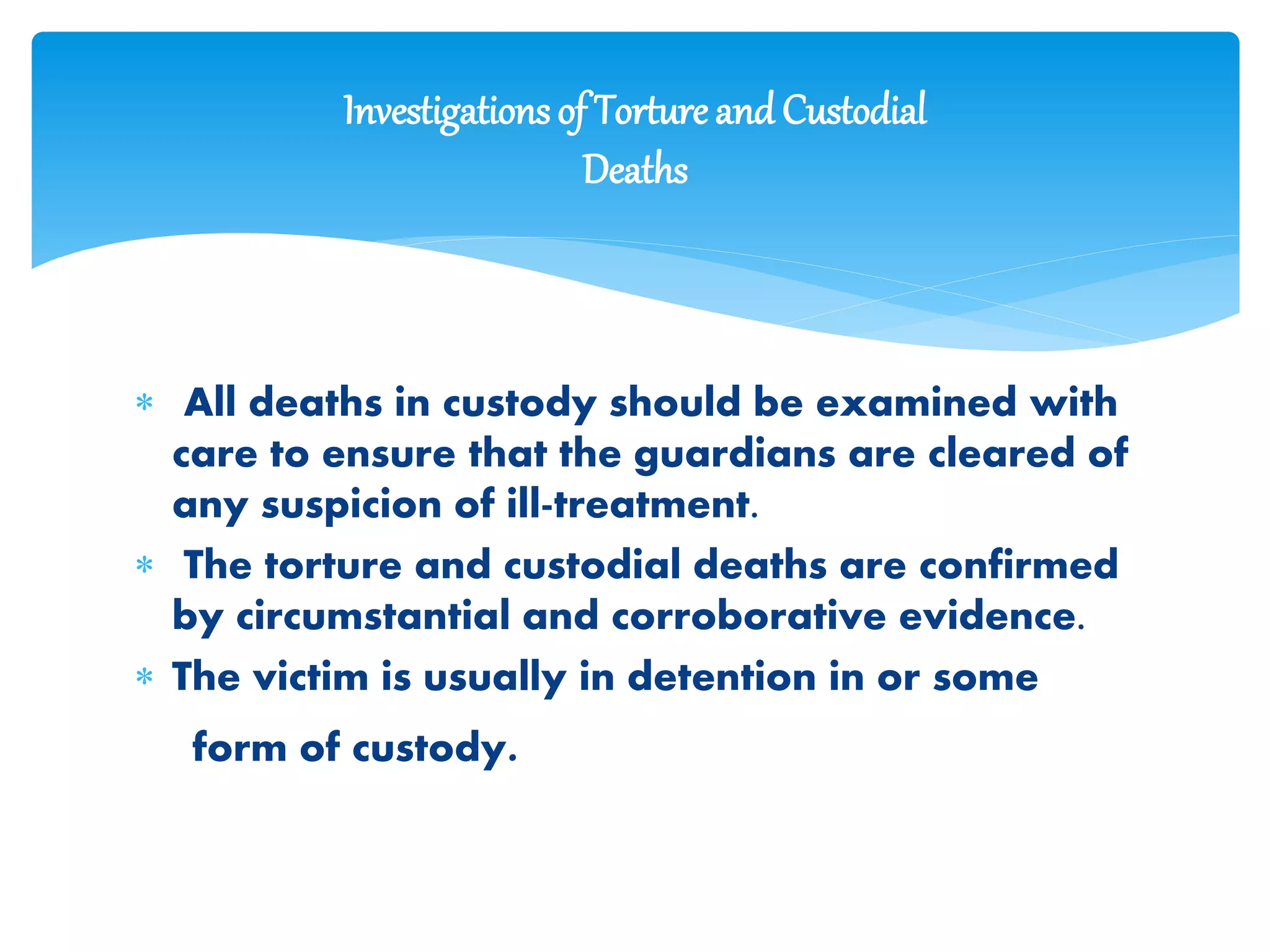 Custodial death | PPTX