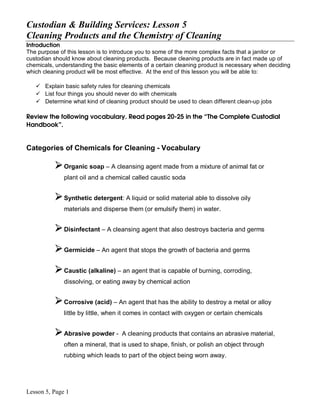 Custodian Practices and Procedures - An Excerpt | PDF