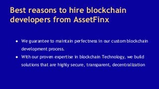 blockchain development services | PPT