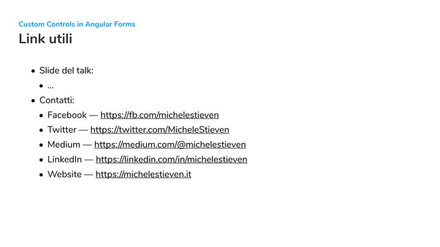 Custom Controls in Angular Forms | PPT
