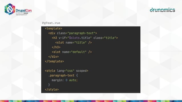 Custom elements - An alternate Render API for decoupled Drupal | PPT