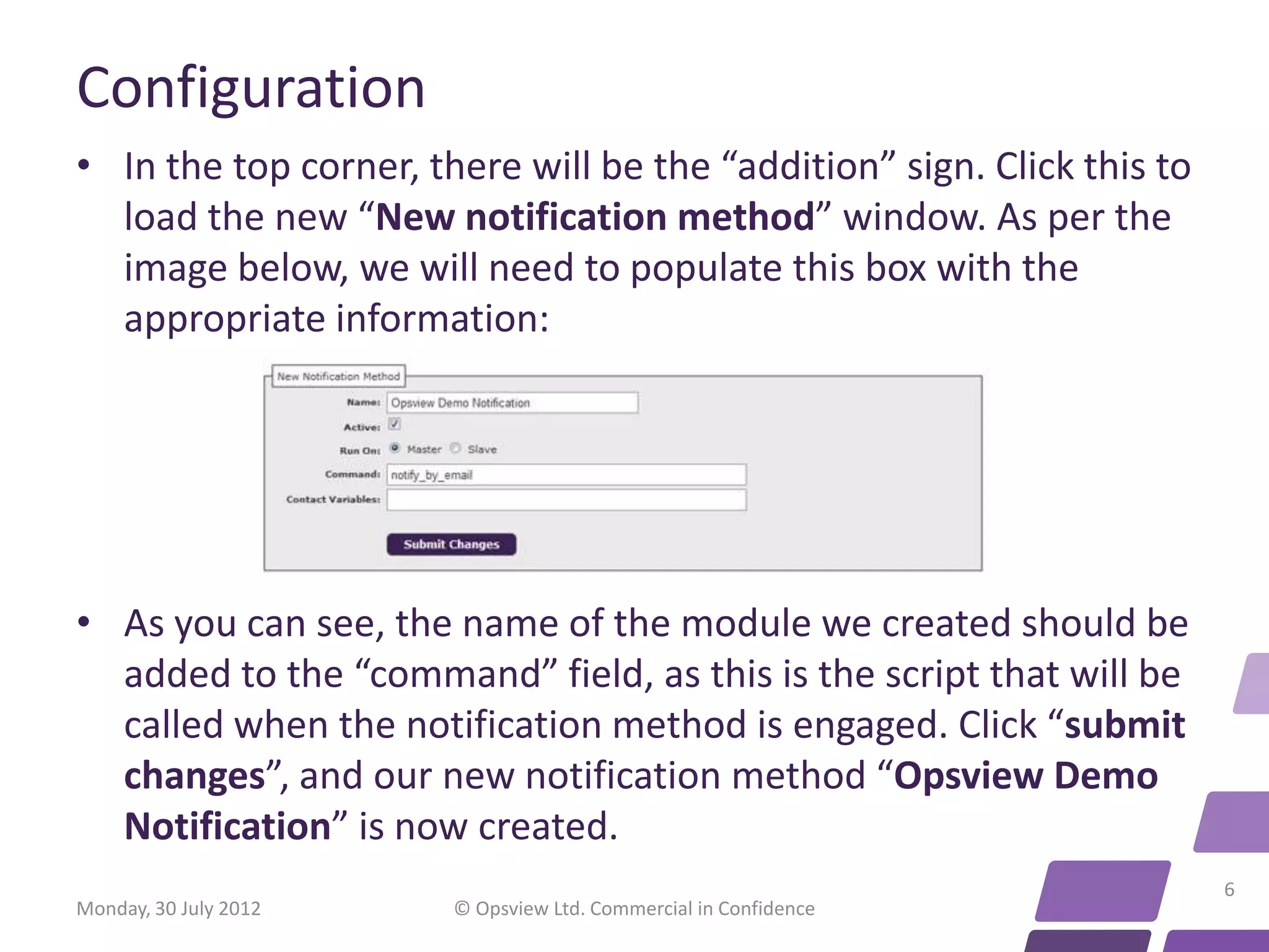 Creating Custom Notifications in Opsview | PPTX Creating Custom Notifications in Opsview | PPTX