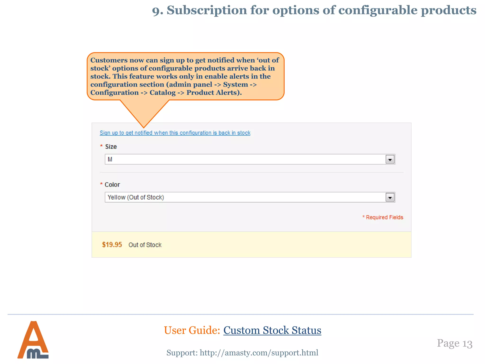 Custom Stock Status: Magento Extension by Amasty. User Guide. | PPT