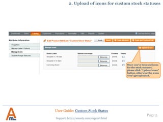 Custom Stock Status: Magento Extension by Amasty. User Guide. | PPT