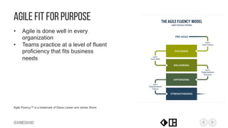 Custom-tailored Agility with the Agile Fluency™ Model | PDF