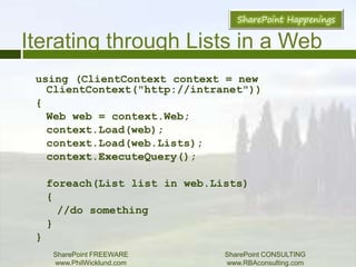 Custom SharePoint 2010 solutions without server access | PPT