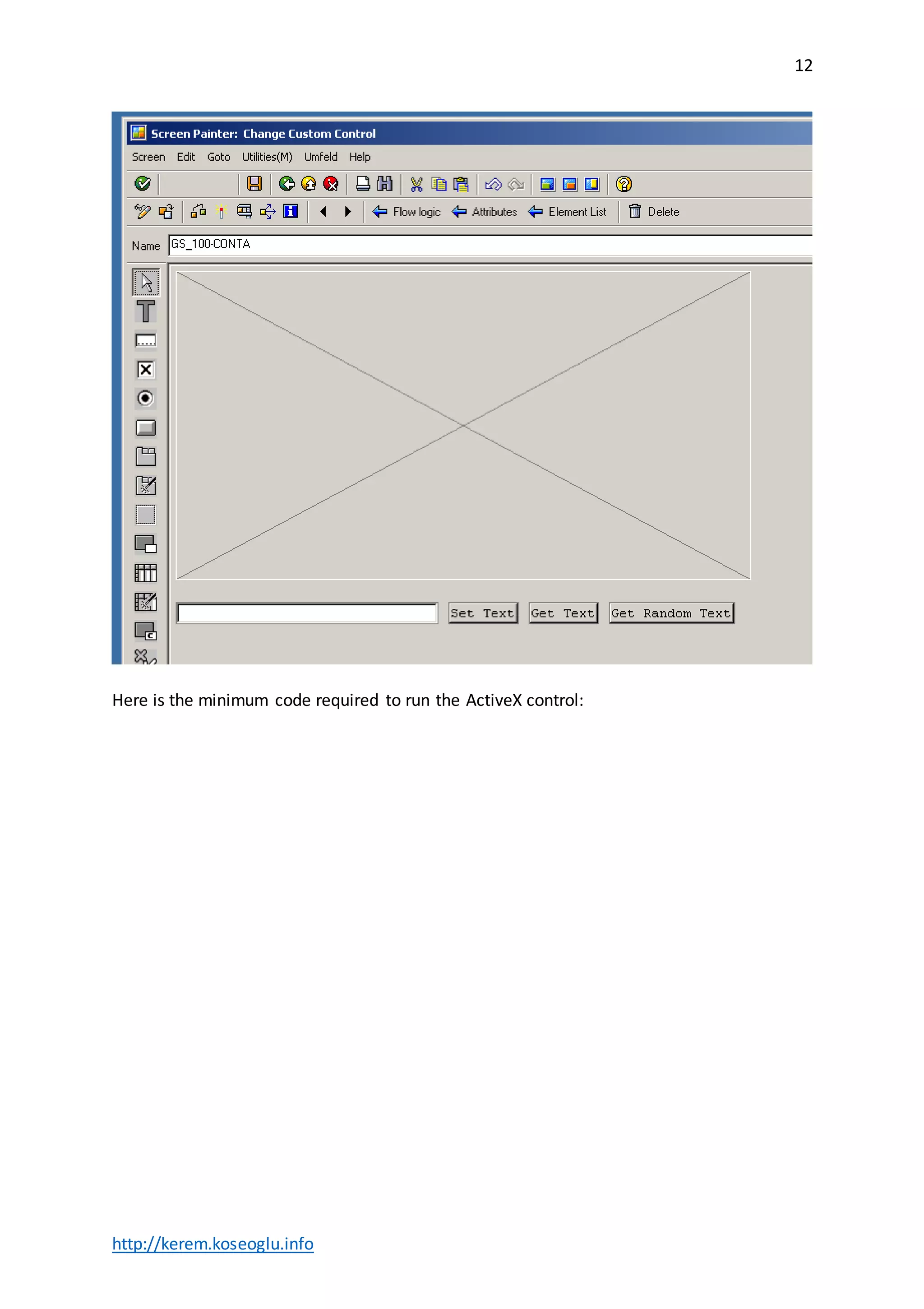 Embedding custom ActiveX controls into SAP GUI | DOCX
