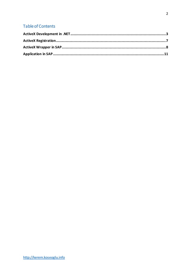 Embedding custom ActiveX controls into SAP GUI | DOCX | Operating Systems | Computer Software ...