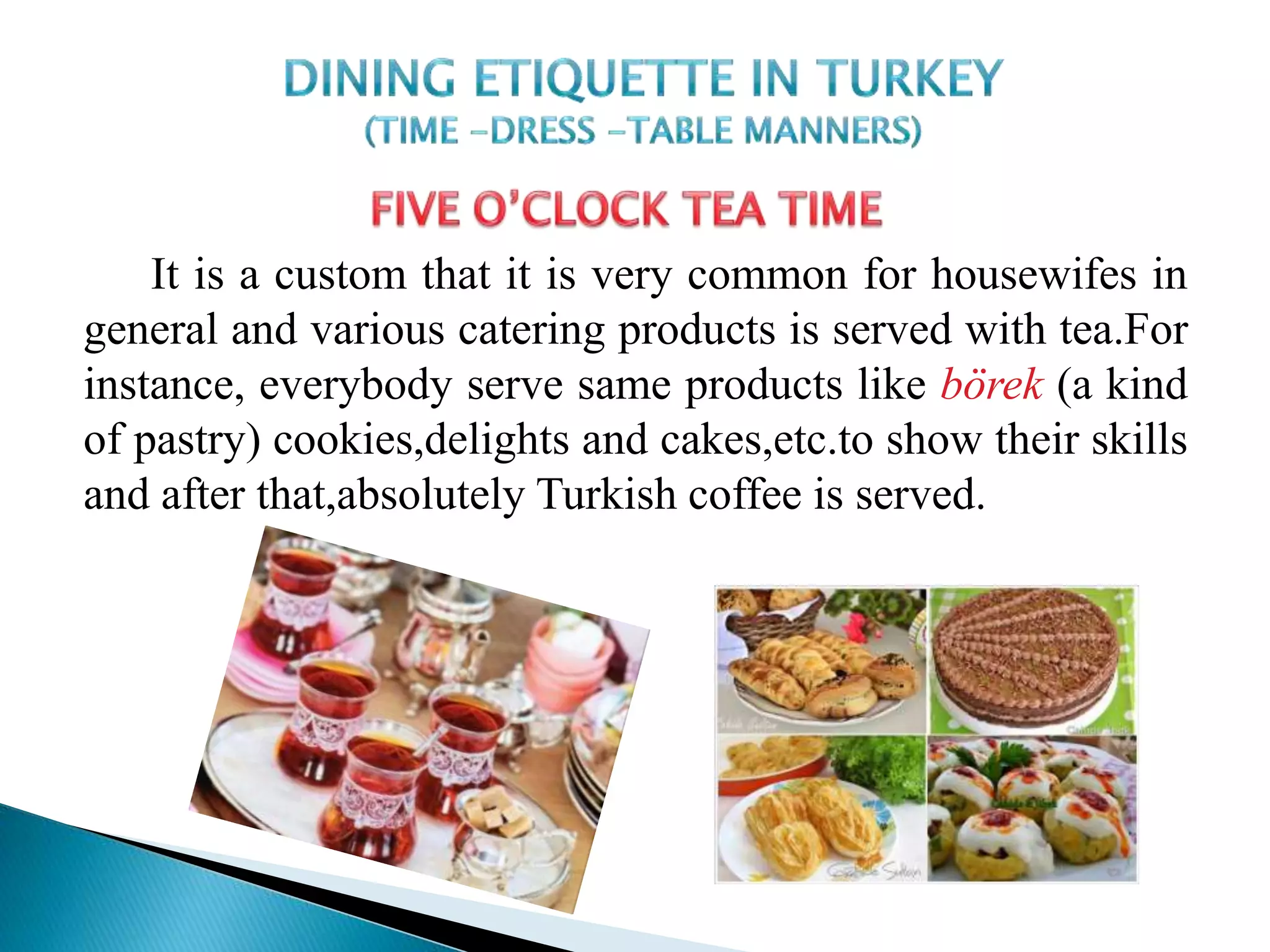 Custom and Etiquette in Turkey | PPTX