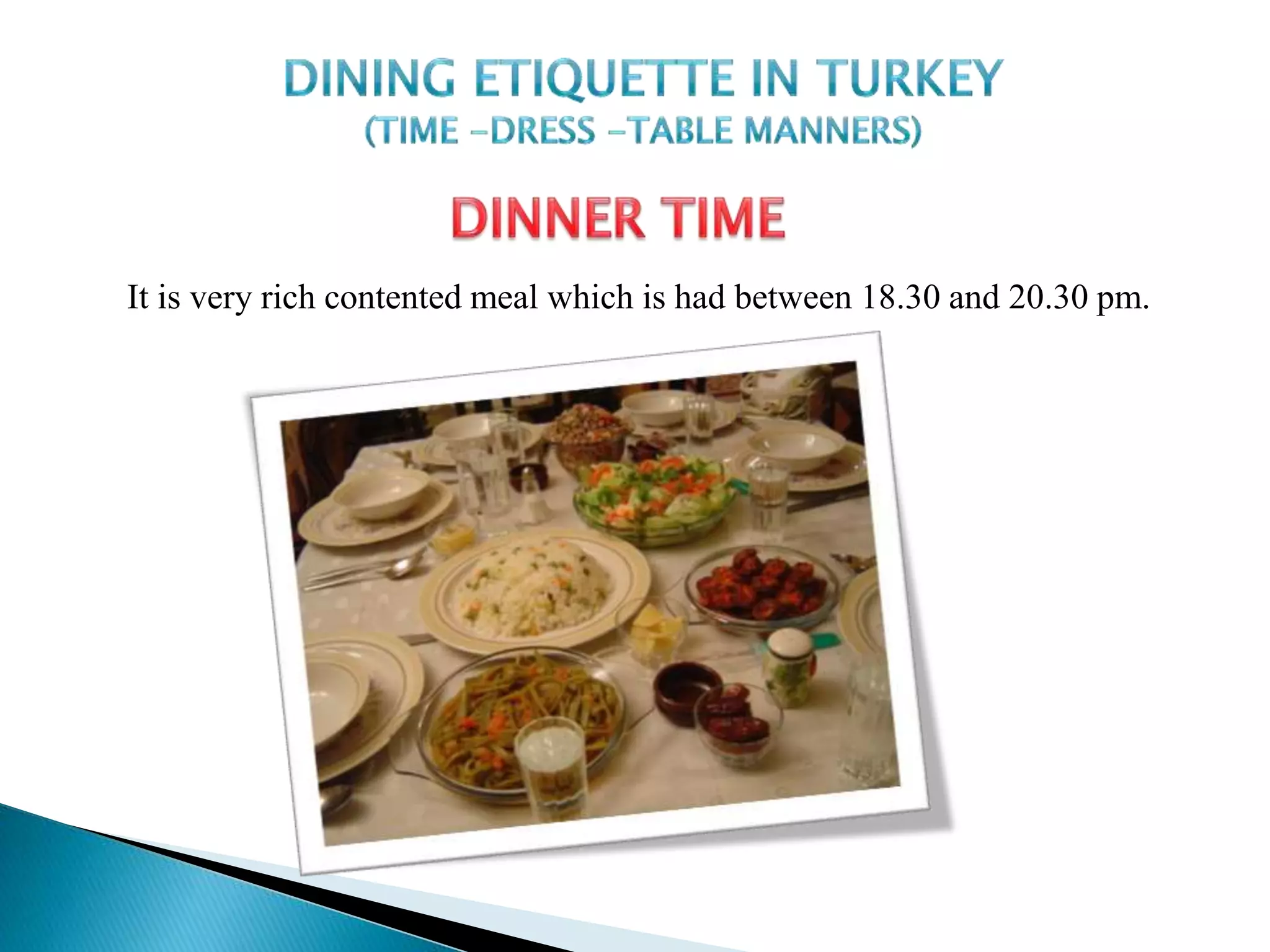 Custom and Etiquette in Turkey | PPTX | National & Civic Holidays ...