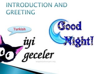 Custom and Etiquette in Turkey | PPT