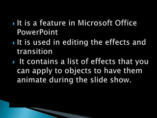 Custom animation | PPT