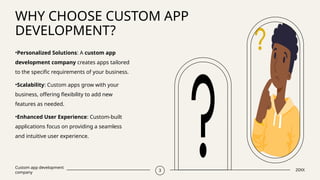 Custom App Development Company Revolutionizing Mobile Solutions.pptx